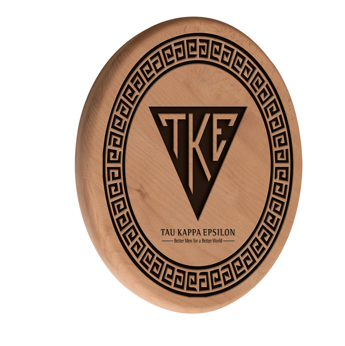 Officially Licensed TKE Laser Engraved Wood Sign – GuruGreek.com